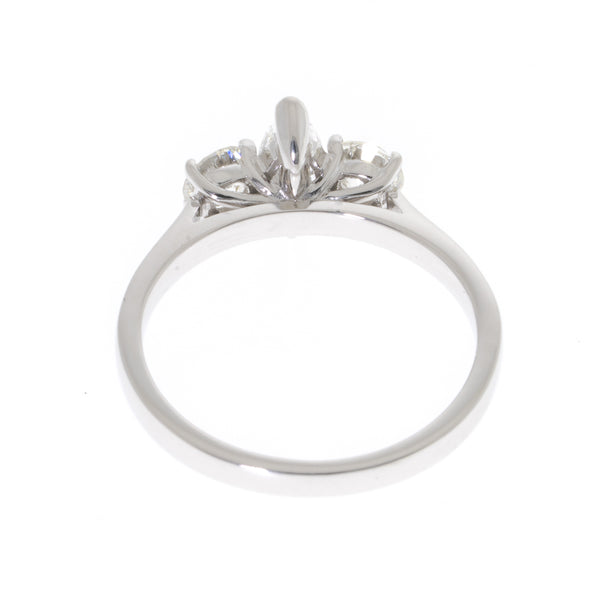 Pre Owned 18ct White Gold 3 Stone Diamond Ring – WJ Edwards