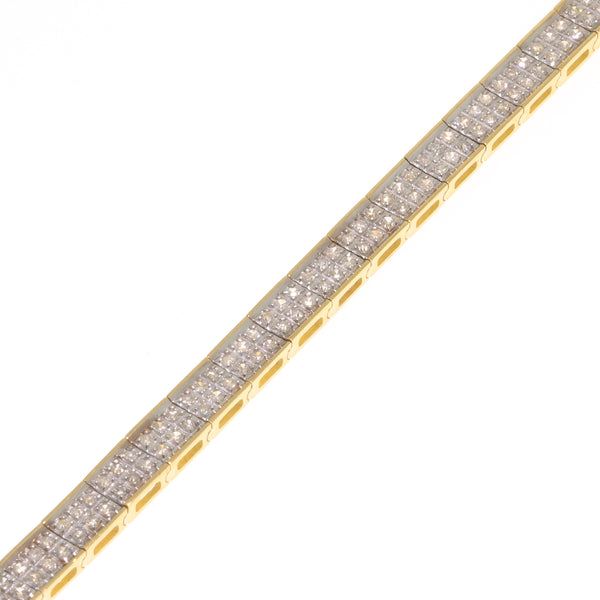 Pre Owned 9ct Yellow Gold 1.95ct Diamond Set Bracelet – WJ Edwards